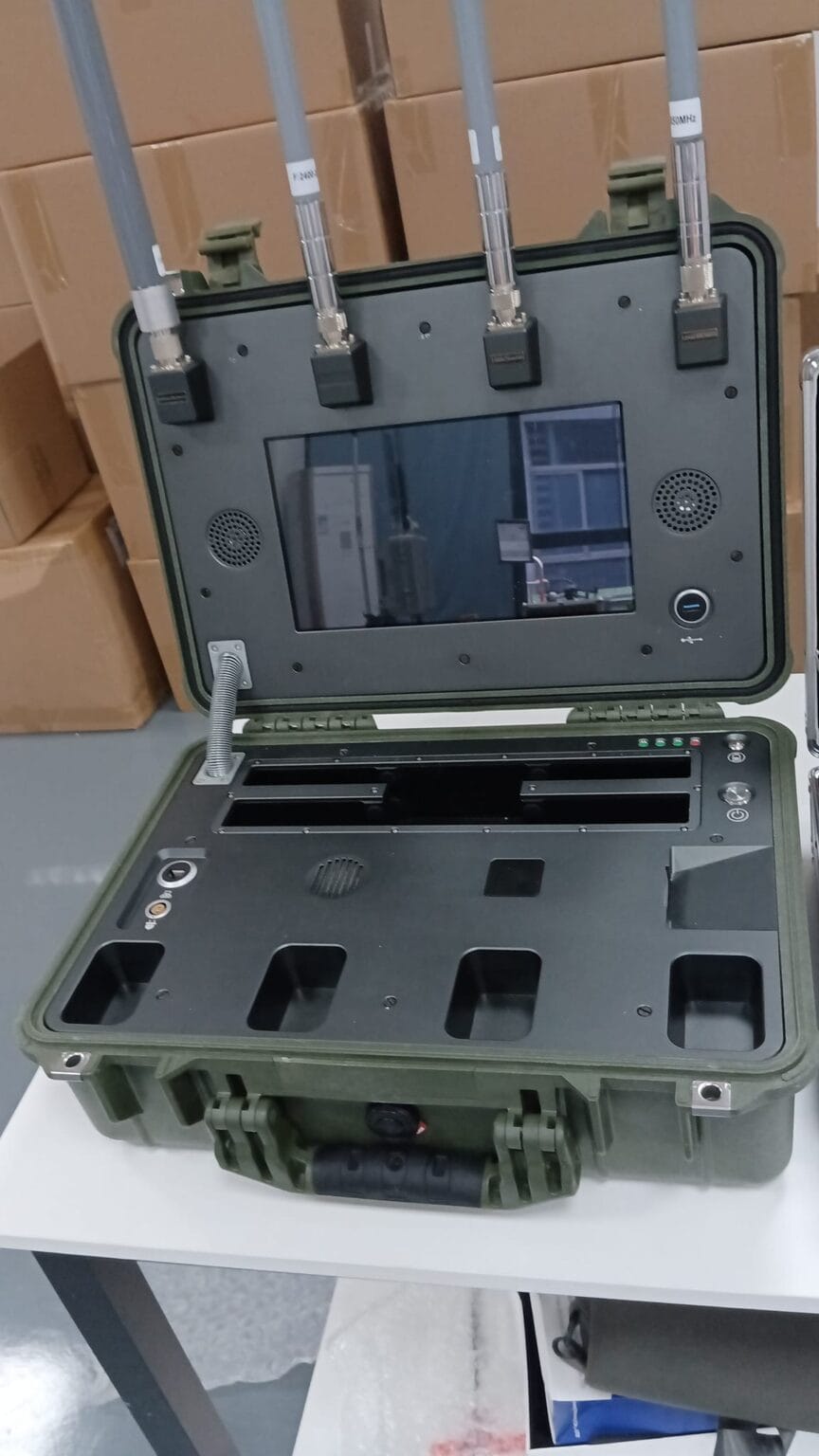 Portable, passive detection system, integrated detection and ...