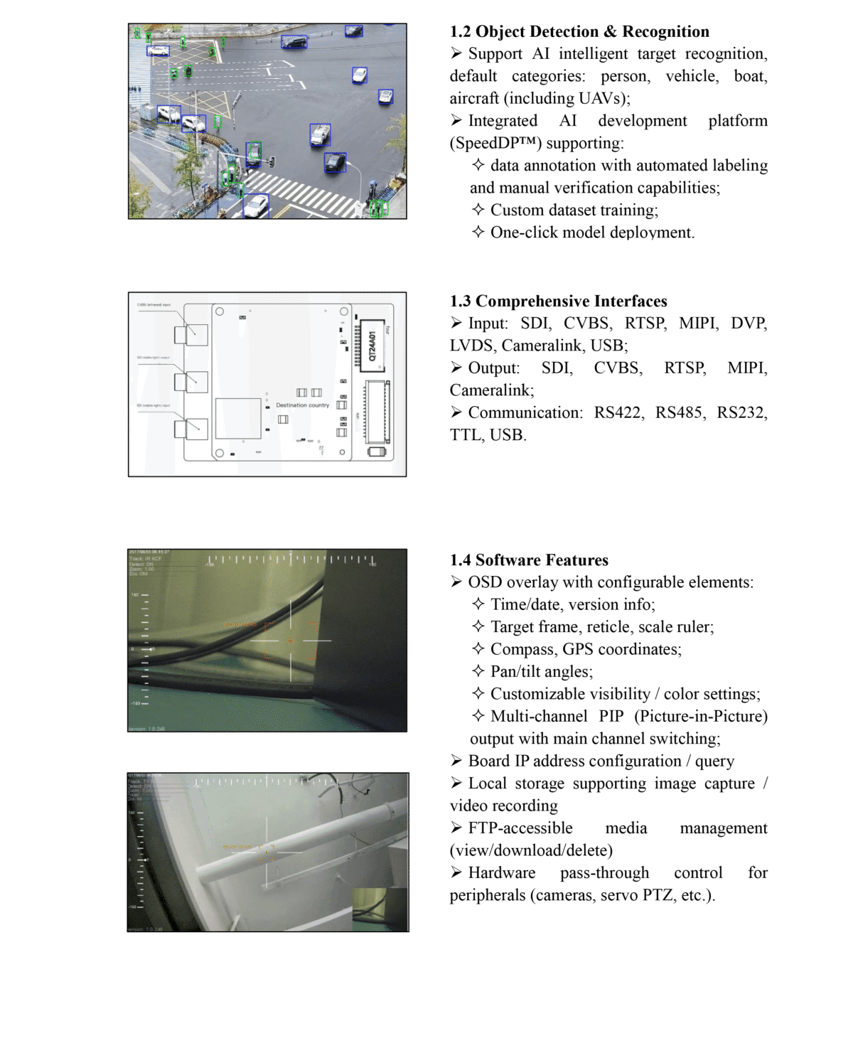 Trac-DA030H Video Tracking Board - uavauto.com